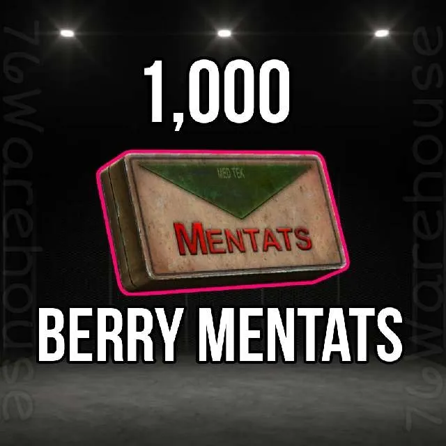 Aid | Berry Mentats - Fallout 76 Game Items - Gameflip