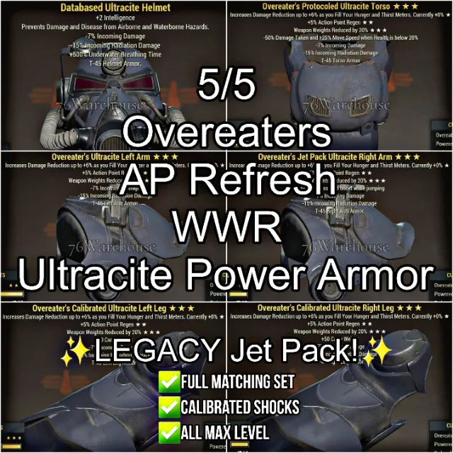OE AP WWR Ultracite - Fallout 76 Game Items - Gameflip