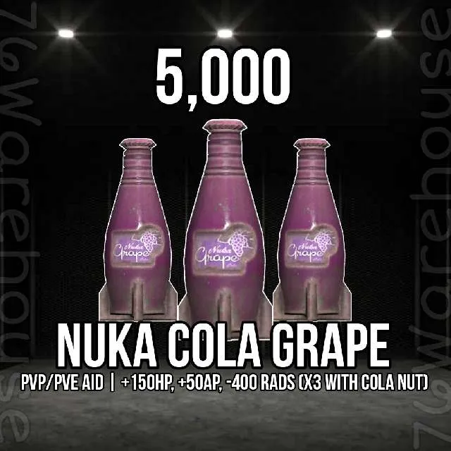 5k Nuka Grape - Fallout 76 Game Items - Gameflip