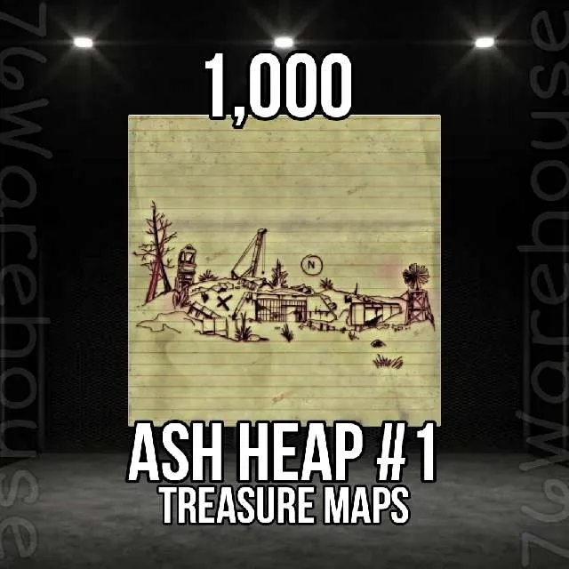 Ash Heap Treasure Maps - Fallout 76 Game Items - Gameflip