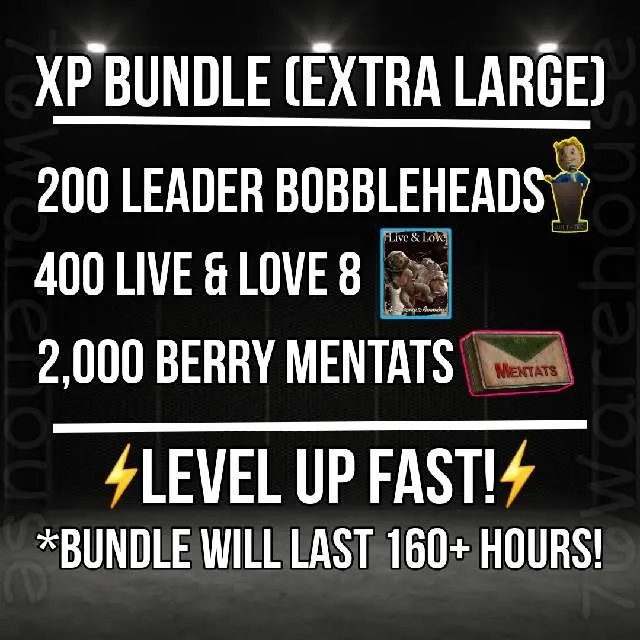Aid | XP Bundle (XL) - Fallout 76 Game Items - Gameflip