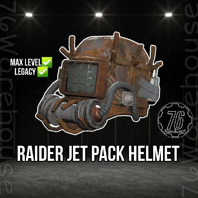 Raider Jet Pack Helmet - Fallout 76 Game Items - Gameflip