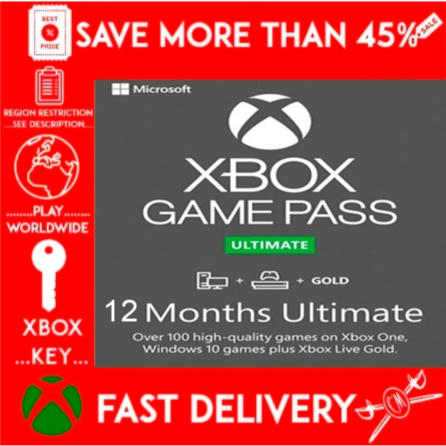 Xbox Game Pass Ultimate 12 months (stack 27x14 days) GLOBAL 🌎🌎🌎 - Xbox ...