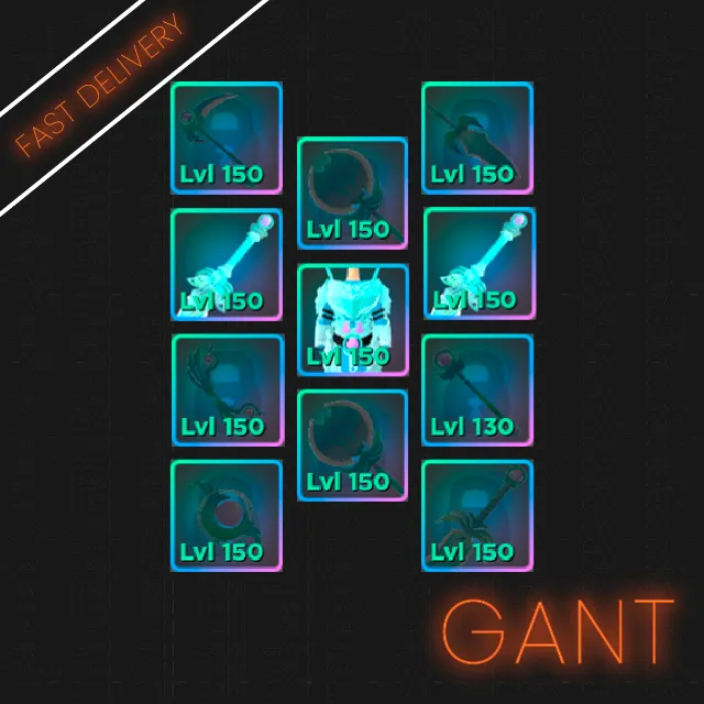 All Perfect Zero weapons + Armor - World Zero Game Item - Gameflip