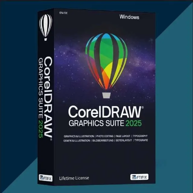 CorelDRAW Graphics Suite 2025 – Lifetime Key 5 PC (Windows) - Design ...