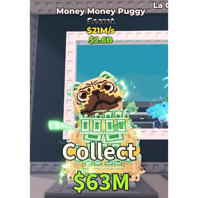 Money Money puggy 21M/s - Steal a Brainrot Game Item - Gameflip