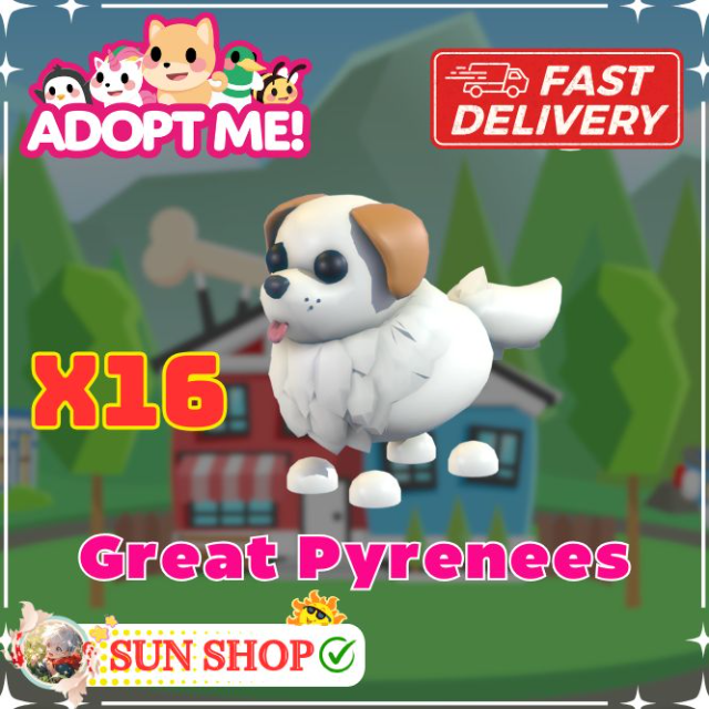 Great Pyrenees - Adopt Me Game Items - Gameflip