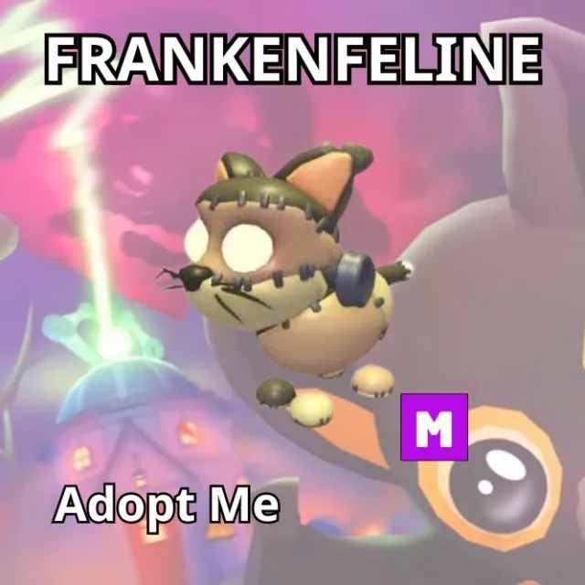 FRANKENFELINE MEGA - Adopt Me Game Items - Gameflip