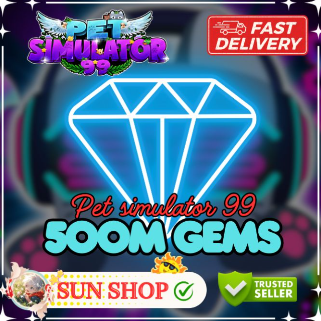 500M Gems PS99 - Pet Simulator 99 Game Item - Gameflip
