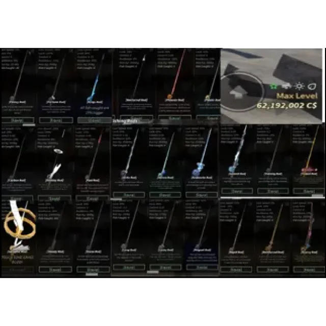 MAX LEVEL 1000 FISCH ACC/ACCOUNT (read desc) - Fisch Game Item - Gameflip