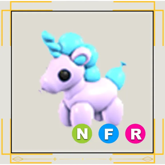 Neon Balloon Unicorn NFR - Adopt Me Game Item - Gameflip