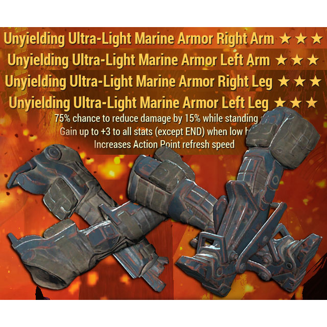 Unyielding Marine Armor Sent/AP x5 - Game Items - Gameflip