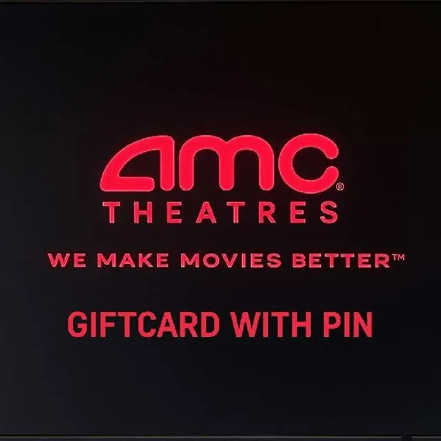 $43,00 Amc Theatres Giftcard With Pin 43$ - Other Gift Card - Gameflip