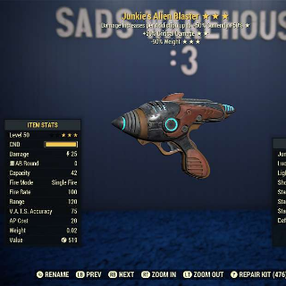 Weapon | J5090 Alien Blaster - Game Items - Gameflip