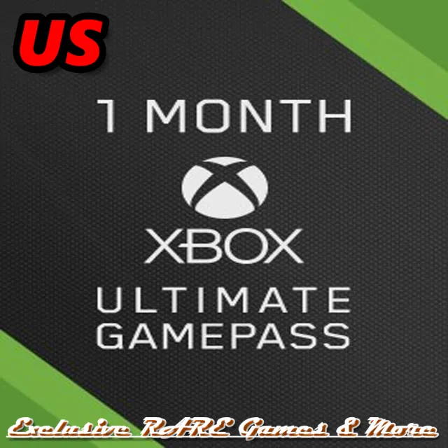 Xbox Game Pass Ultimate 1 Month Key US - Xbox Game Pass Gift Card ...