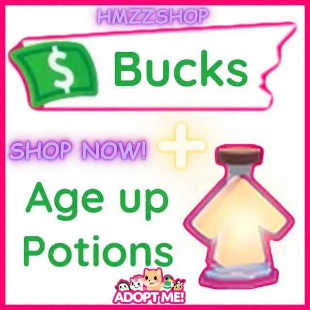 1000x age up potions and 600k bucks | Adopt Me - Adopt Me Game Item ...
