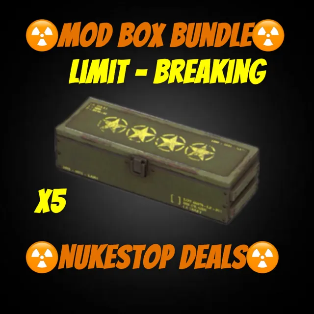 5 Limit Breaking Mods - Fallout 76 Game Item - Gameflip