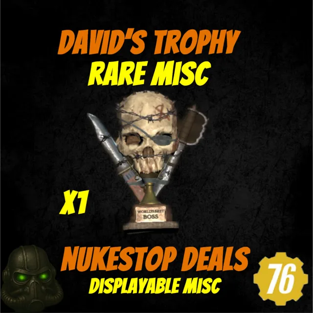 David’s Trophy Misc - Fallout 76 Game Item - Gameflip