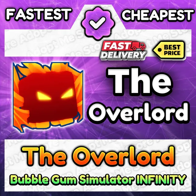 The Overlord BGSI - Bubble Gum Simulator INFINITY Game Item - Gameflip