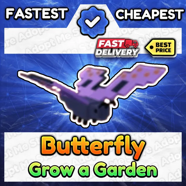 Butterfly Grow a Garden - Roblox Game Item - Gameflip