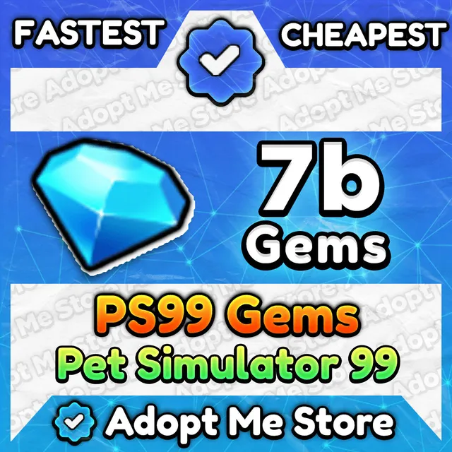 7B Gems - Pet Simulator 99 Game Item - Gameflip