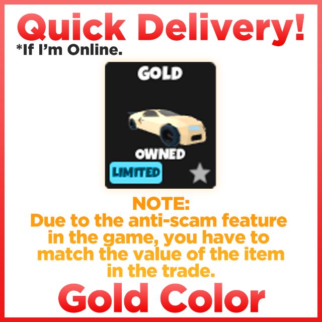 Gold Color Jailbreak - Game Items - Gameflip