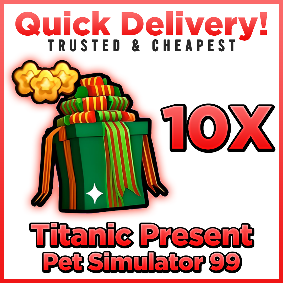 Pet Simulator 99 Titanic Christmas Present - Game Items - Gameflip
