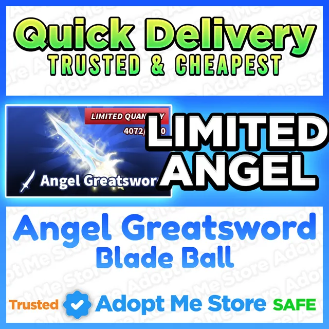 Blade Ball Angel Greatsword - Roblox Game Items - Gameflip