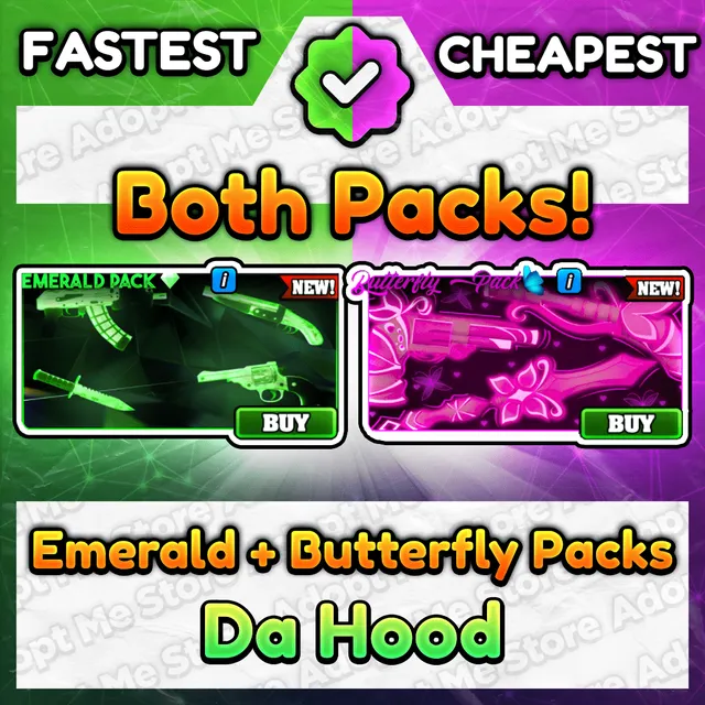 Emerald Pack Da Hood - Da Hood Game Items - Gameflip