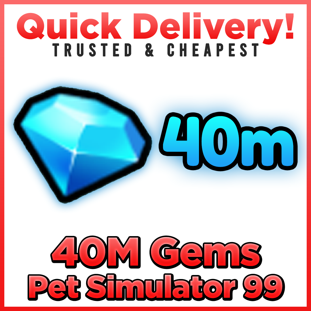 Pet Simulator 99 Gems - Game Items - Gameflip