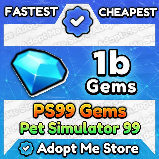 PS99 Gems - Pet Simulator 99 Game Item - Gameflip