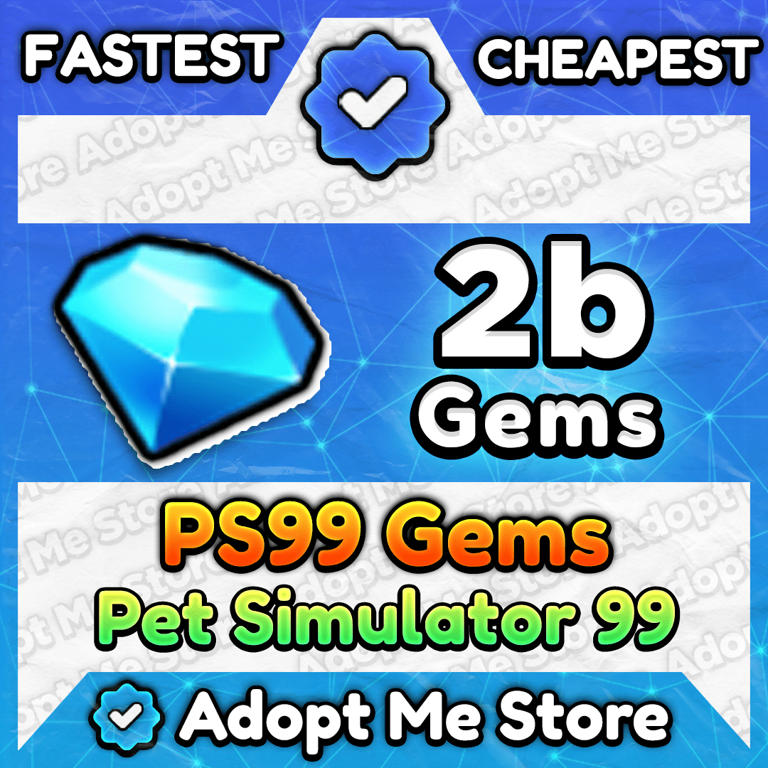 Pet Simulator 99 Gems - Pet Simulator 99 Game Item - Gameflip