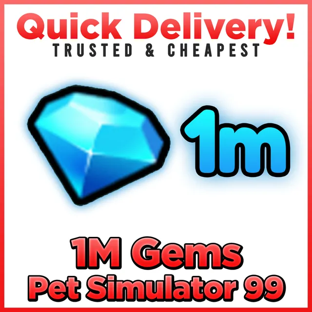 Pet Simulator 99 Gems - Pet Simulator 99 Game Items - Gameflip