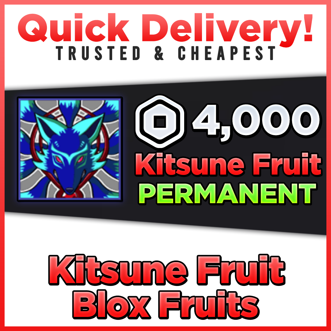 Blox Fruits Kitsune Fruit - Game Items - Gameflip