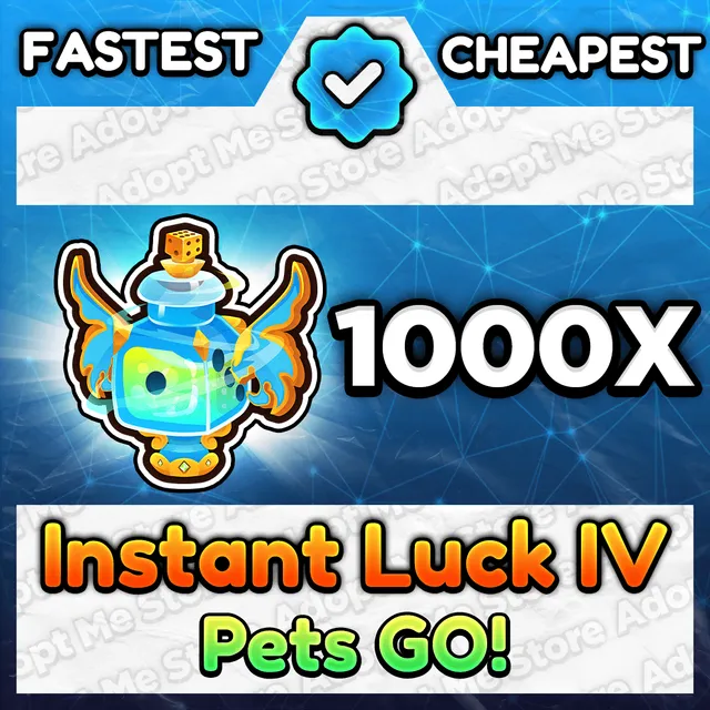 Instant Luck Potion IV - Pets GO Game Items - Gameflip