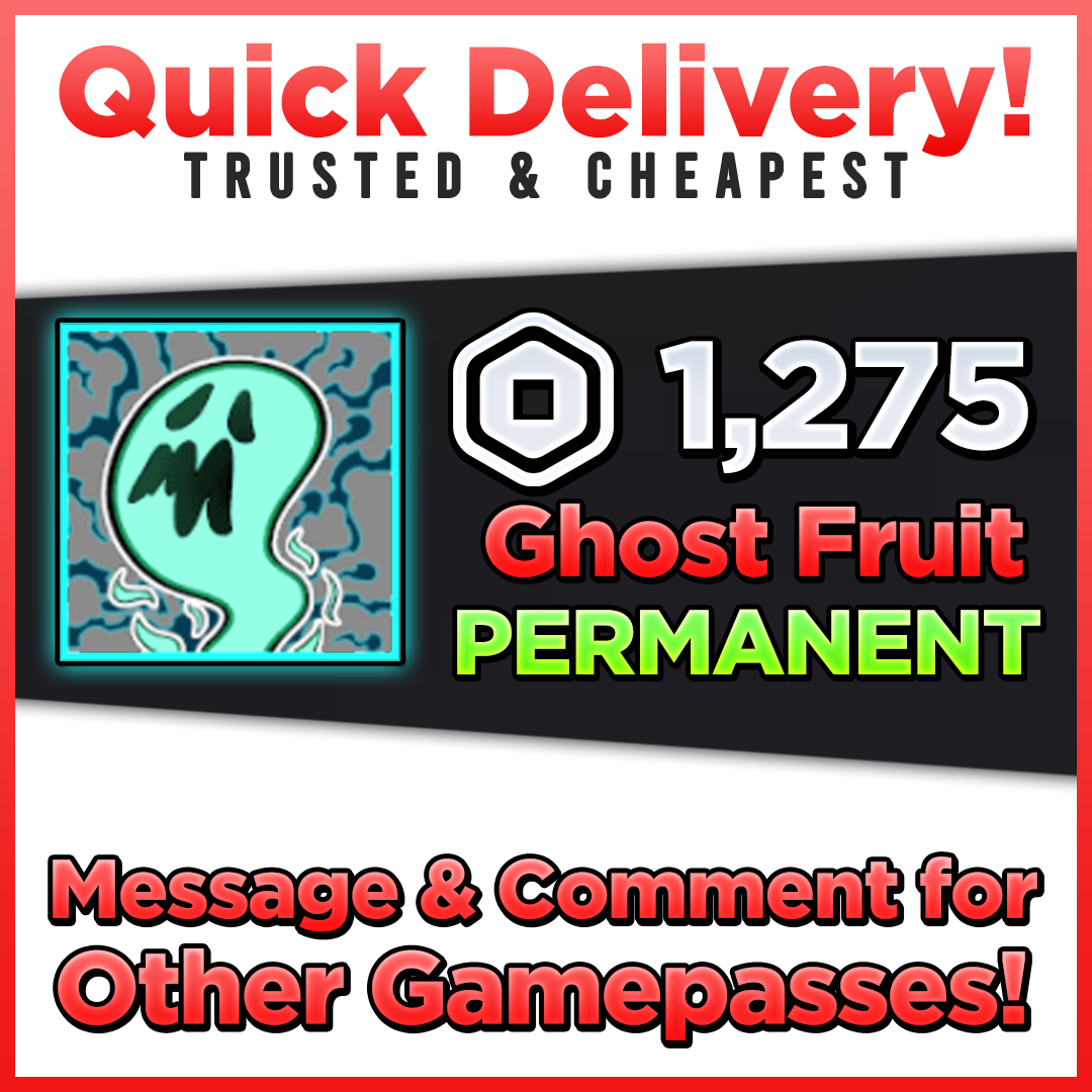 Blox Fruits Ghost Fruit - Game Items - Gameflip