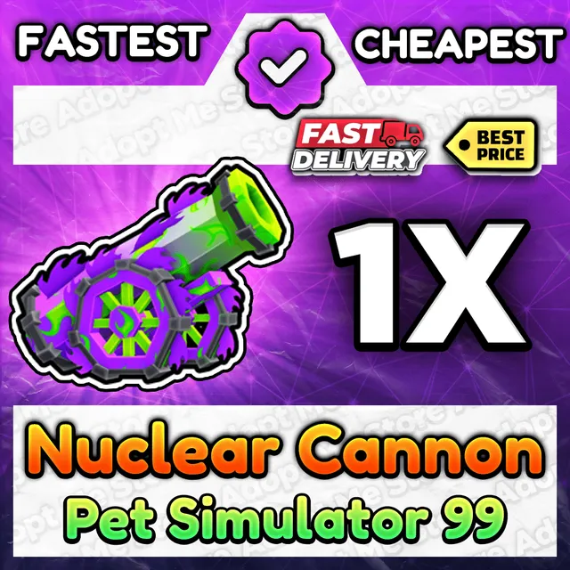 Nuclear Cannon Token - Pet Simulator 99 Game Items - Gameflip