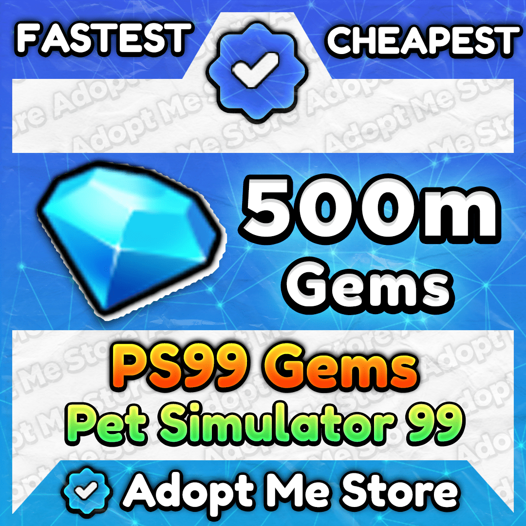 PS99 Gems - Pet Simulator 99 Game Item - Gameflip