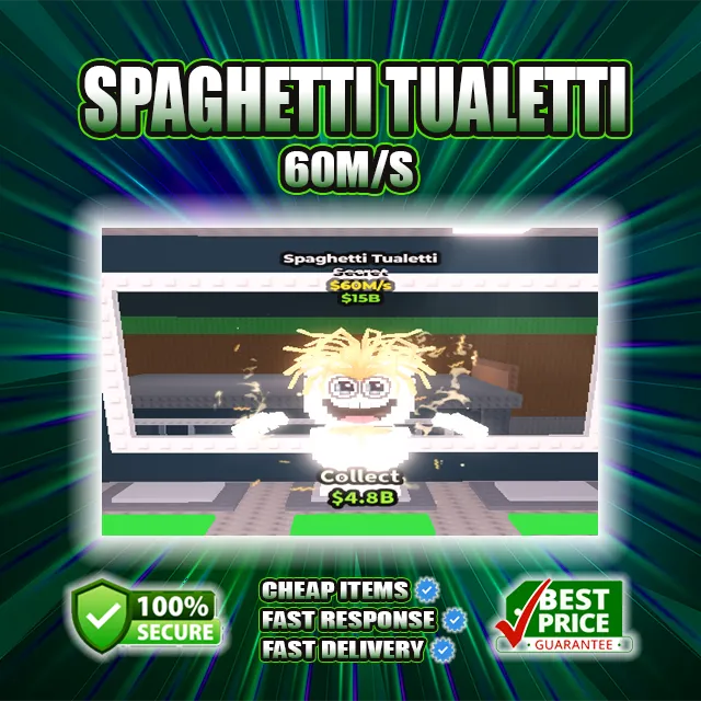 60M/S SPAGHETTI TUALETTI - Steal a Brainrot Game Item - Gameflip
