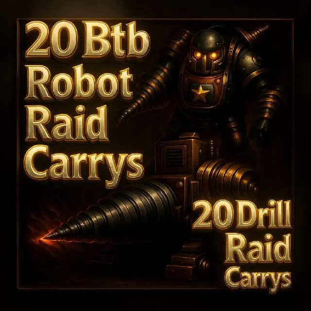 20 Of Each Raid Carrys Robot/Drill - Fallout 76 Game Item - Gameflip