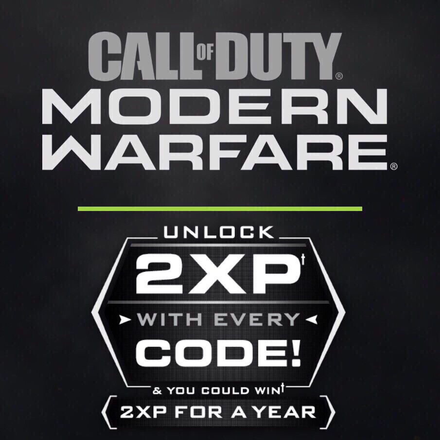 1H Double XP CoD Call of Duty Modern Warfare Instant Delivery - XBox ...