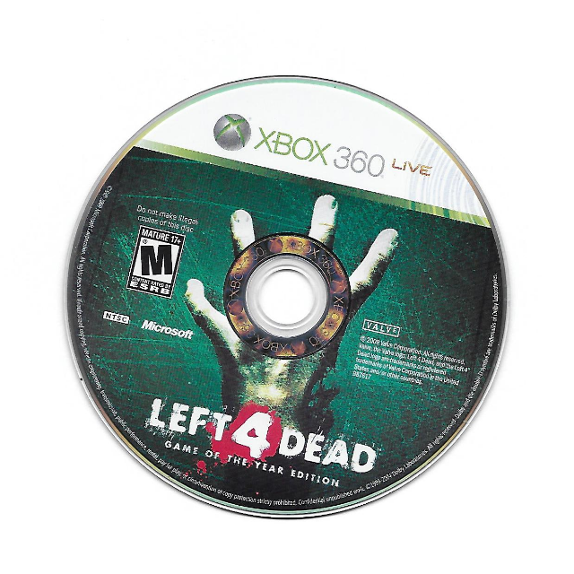 Left 4 Dead Game of the Year Edition for Xbox 360 - Xbox 360 Game (Like ...
