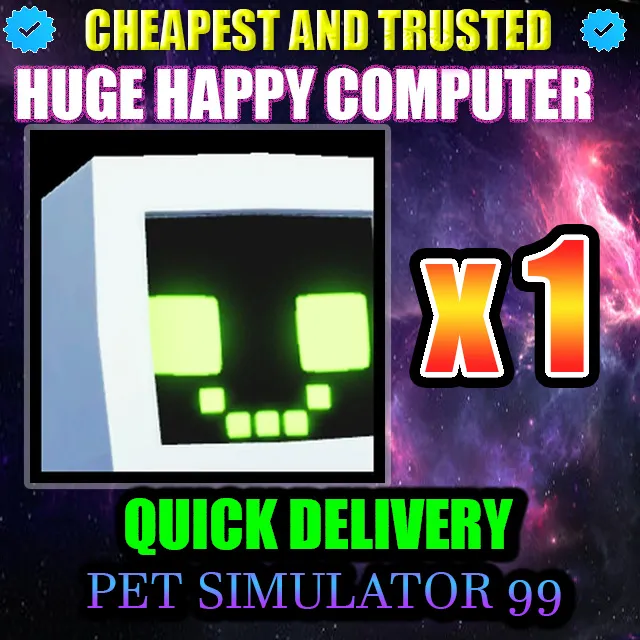 HUGE HAPPY COMPUTER | PS99 - Roblox Game Items - Gameflip