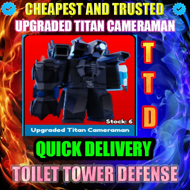 UPGRADED TITAN CAMERAMAN | TTD - Roblox Game Items - Gameflip