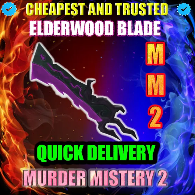 ELDERWOOD BLADE | MM2 - Murder Mystery 2 Game Item - Gameflip