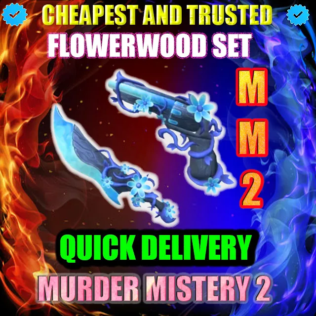 FLOWERWOOD SET | MM2 - Murder Mystery 2 Game Item - Gameflip