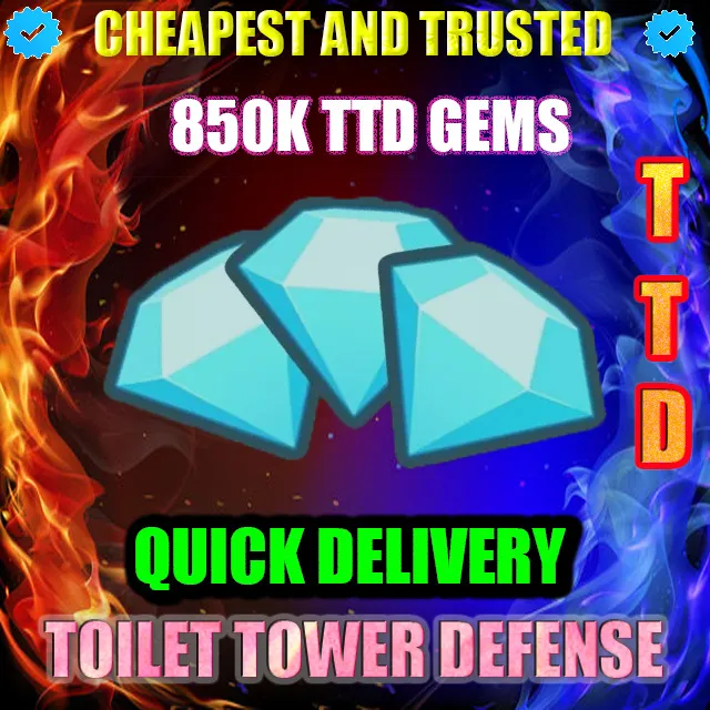 850K TTD GEMS - Roblox Itens de Jogos - Gameflip