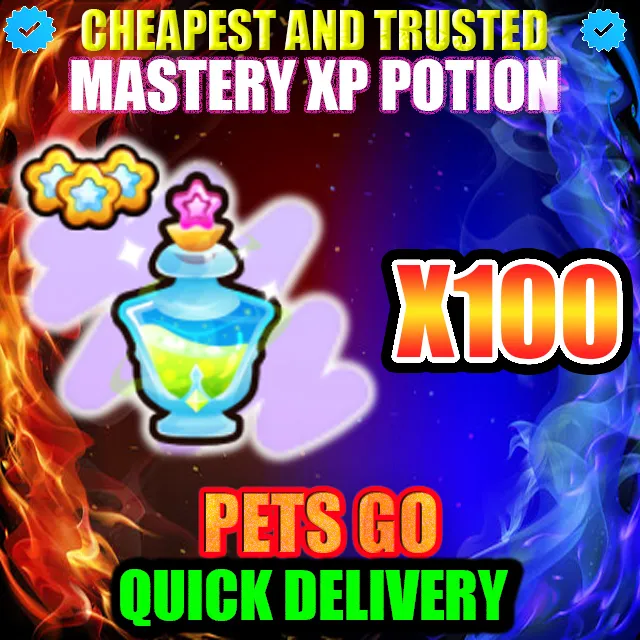 MASTERY XP POTION X100 - Pets Go Game Item - Gameflip