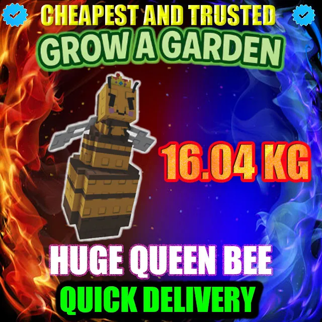 Grow A Garden HUGE QUEEN BEE - Game Item - Gameflip