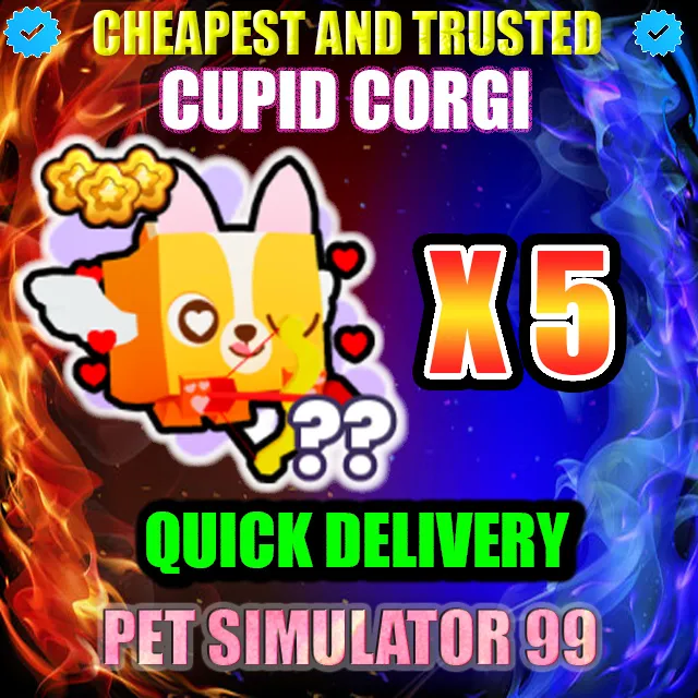 CUPID CORGI X5 |PS99 - Roblox Game Items - Gameflip